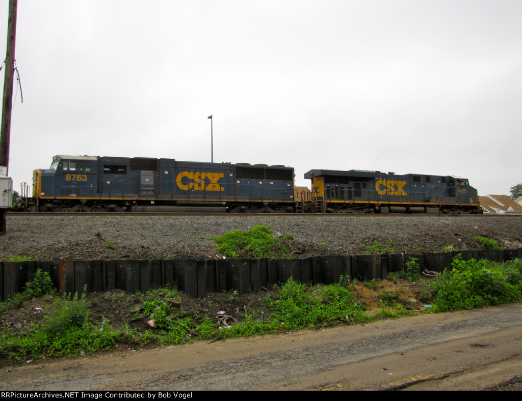 CSX 8763 and 5360